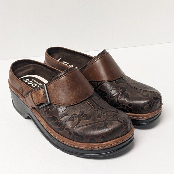Klogs | Shoes | Klogs Austin Slipon Clogs Brown Leather Womens 6 M | Poshmark
